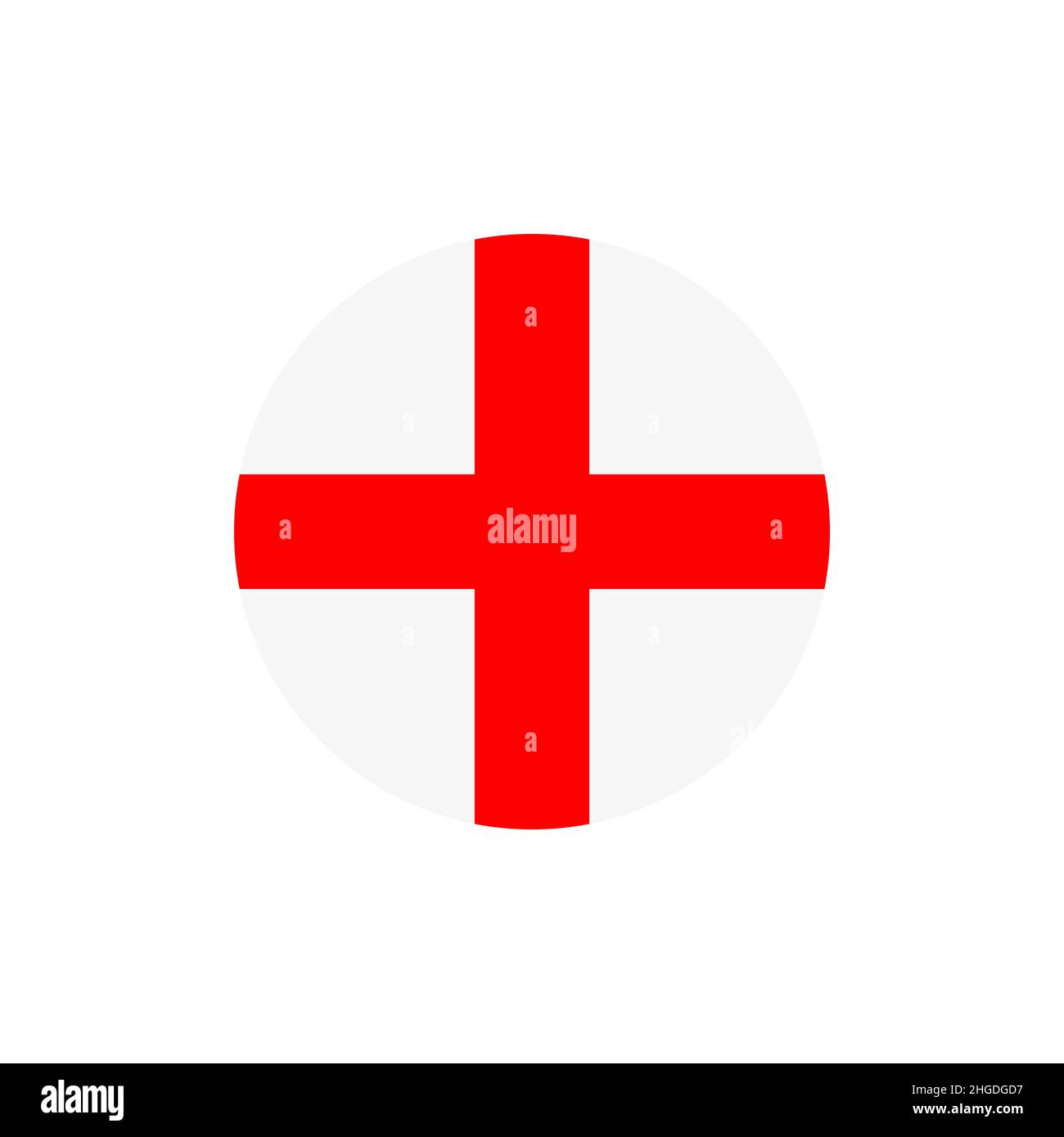 The flag of England in a circle Stock Vector Image & Art - Alamy