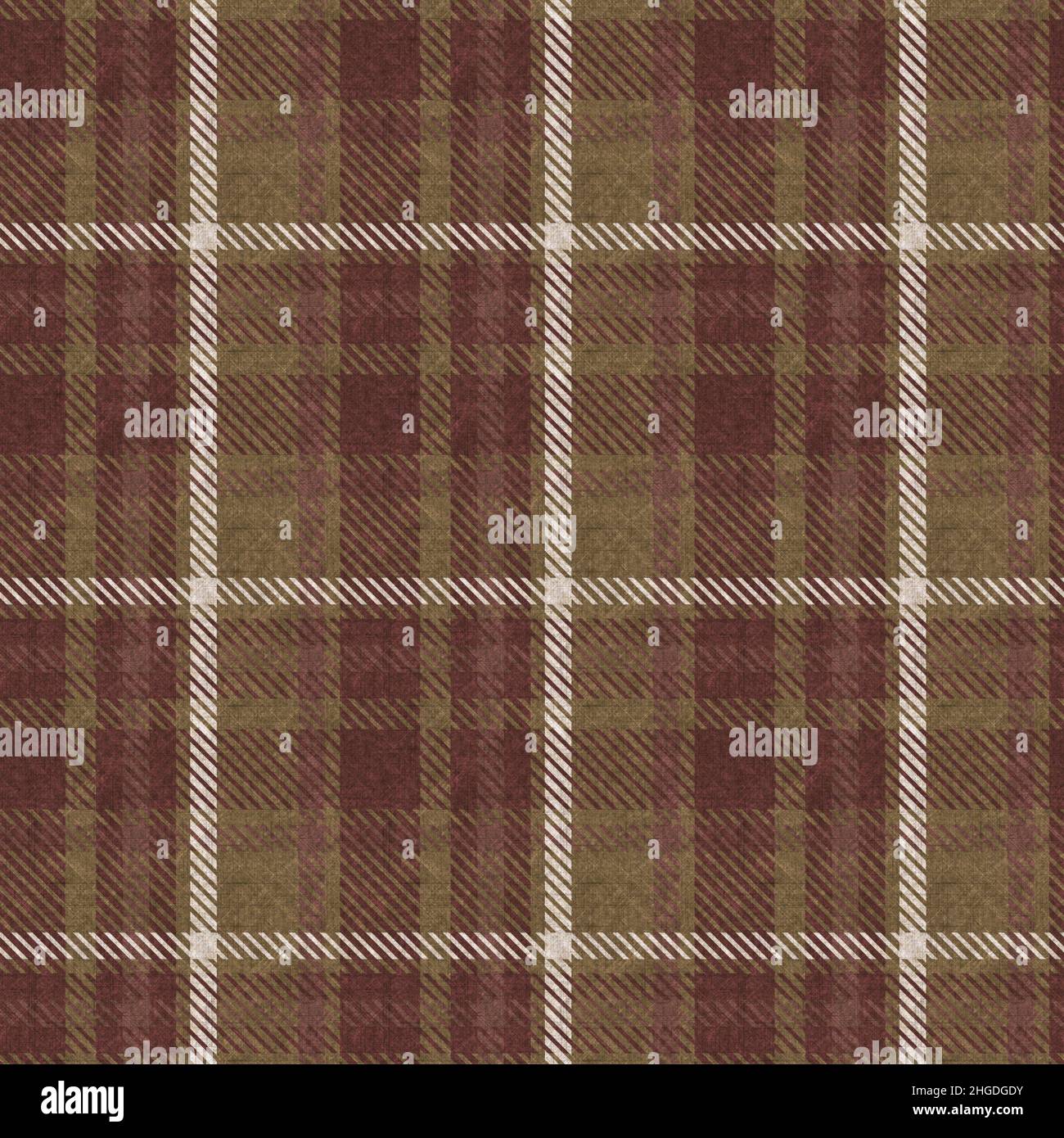 Sepia brown neutral woven plaid texture background. Seamless old worn ...