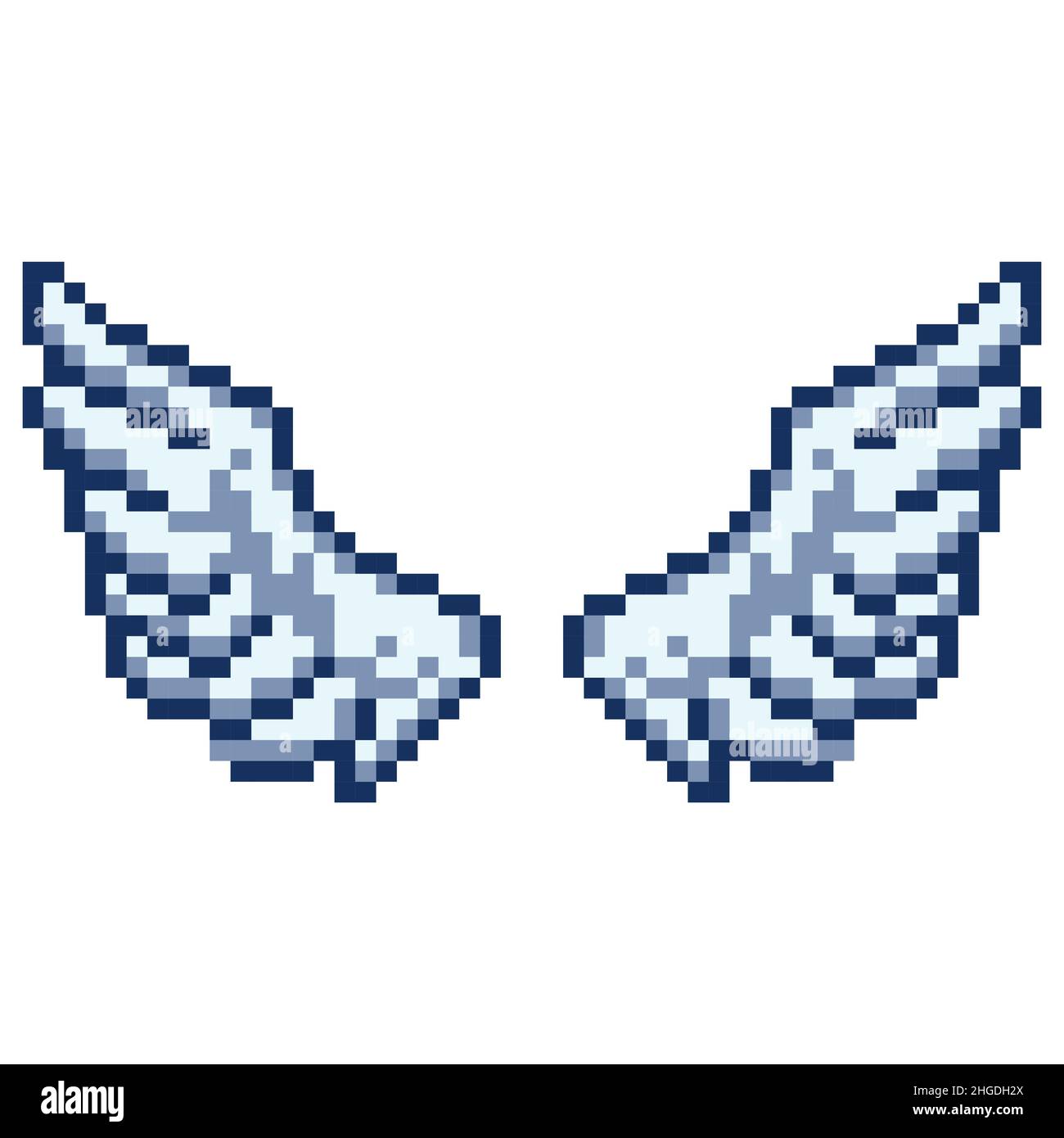 Angel wings pixel hi-res stock photography and images - Alamy