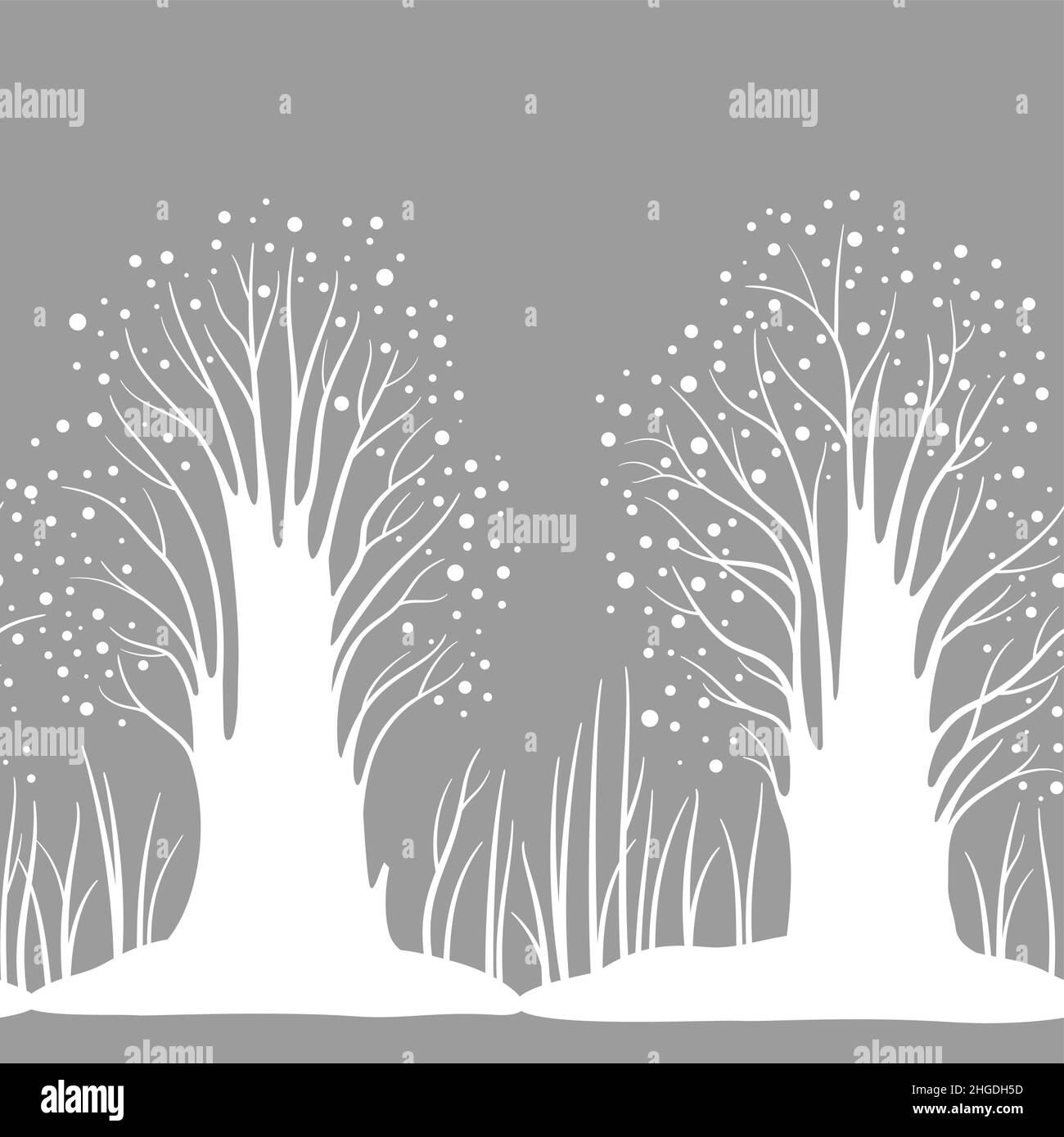Autumn view trees woodland Stock Vector Images - Alamy