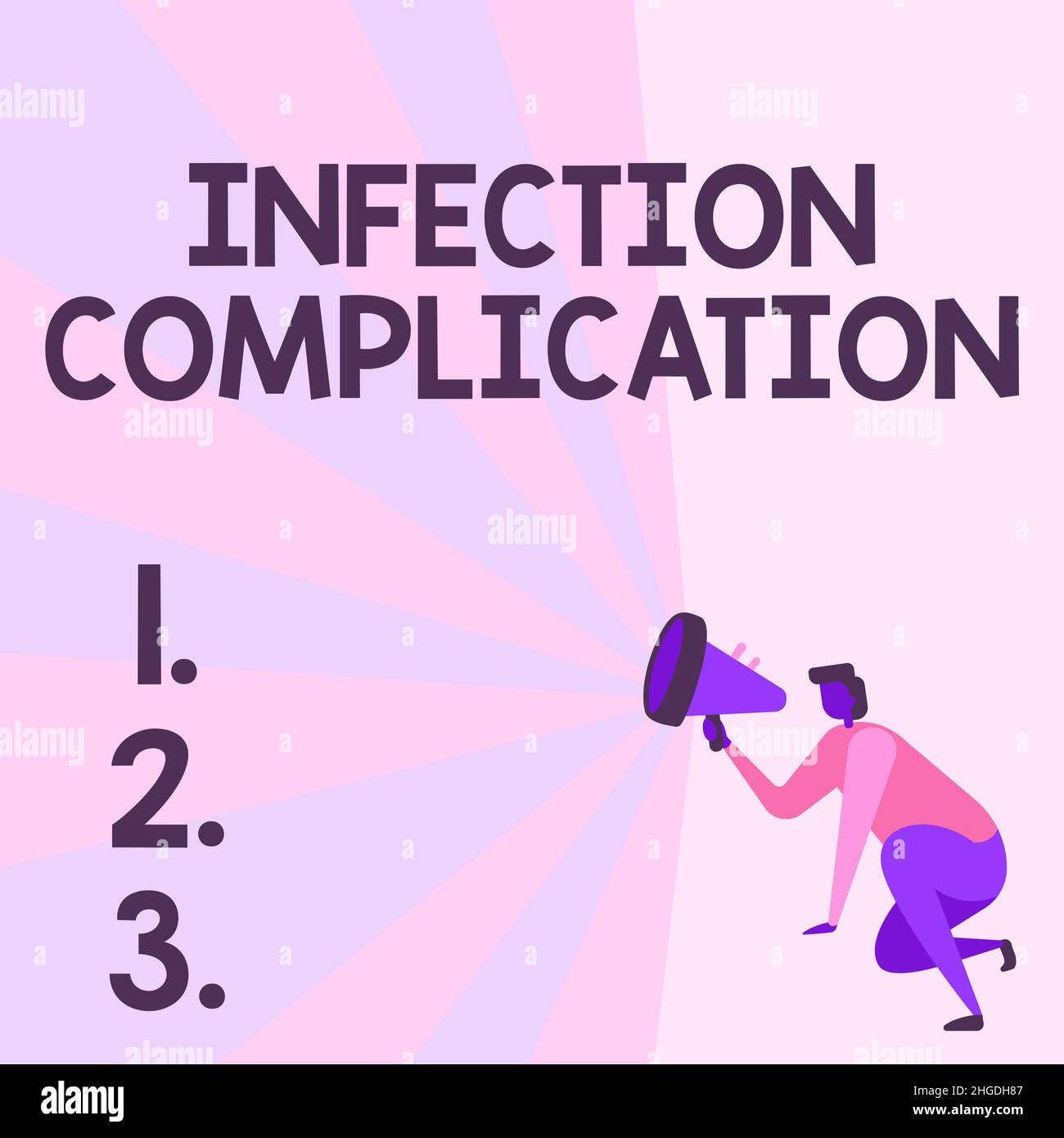 Conceptual display Infection Complication, Internet Concept unwanted ...