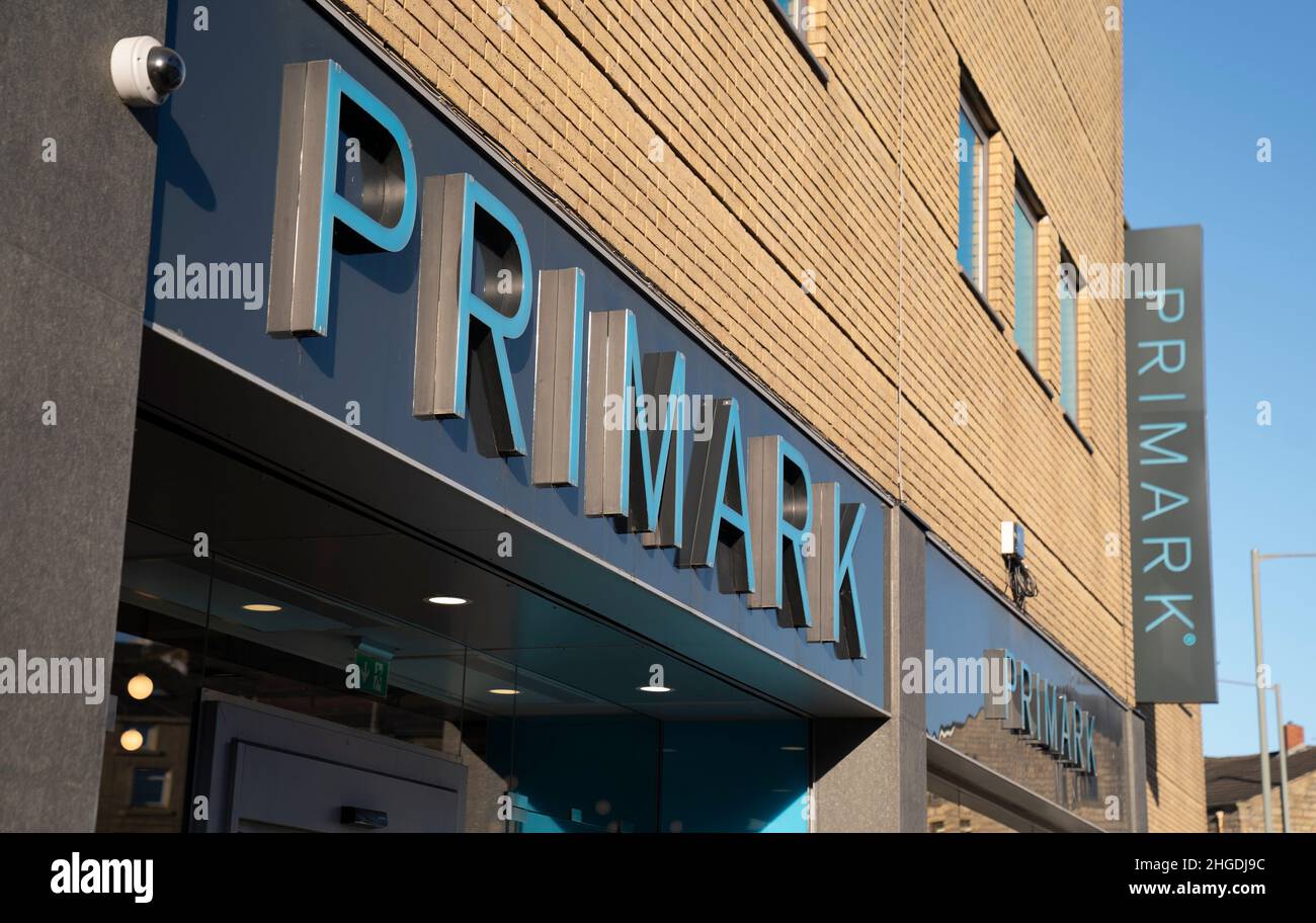 A branch of Primark in Burnley, Lancashire, as around 400 jobs are set ...