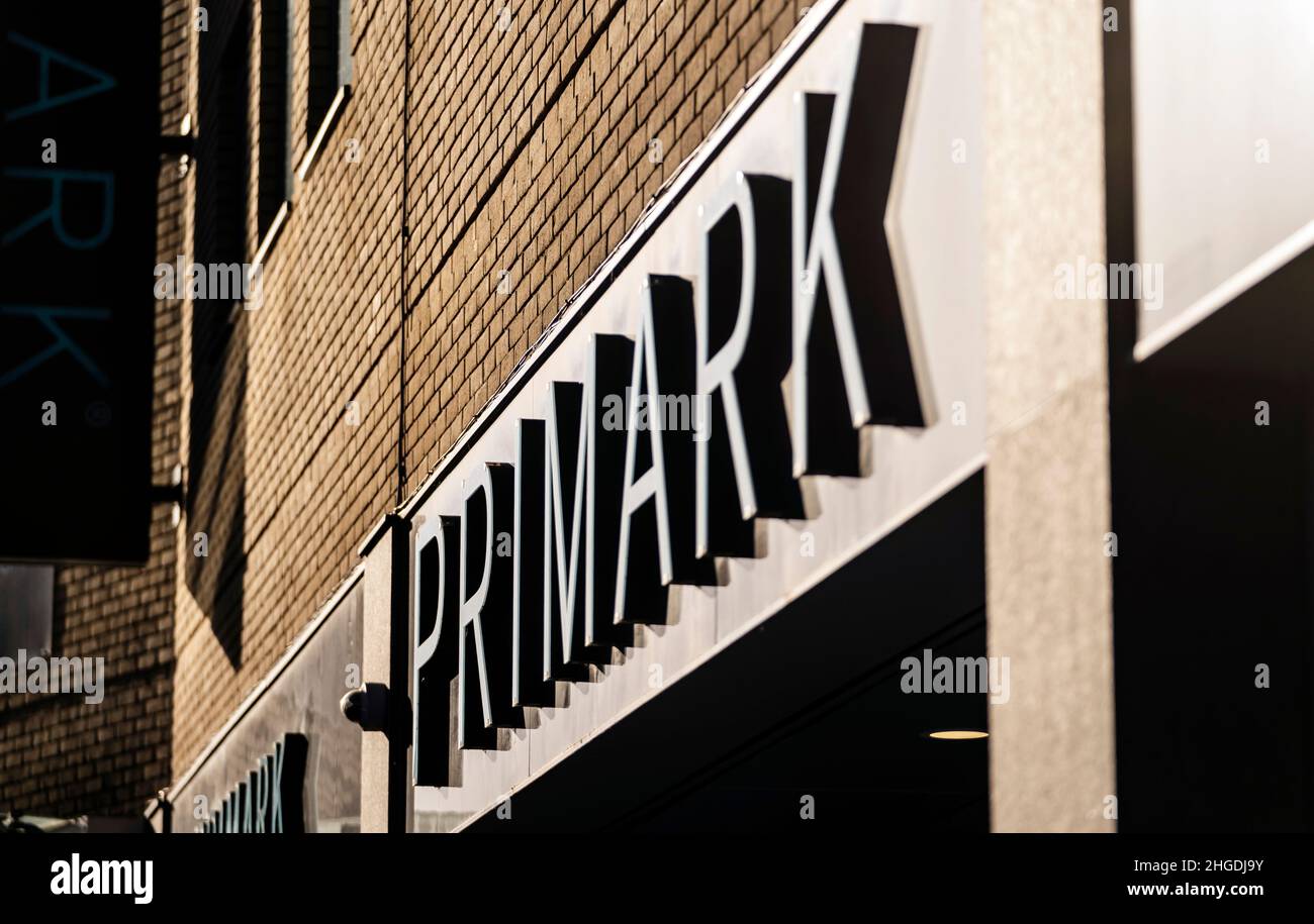 A branch of Primark in Burnley, Lancashire, as around 400 jobs are set ...