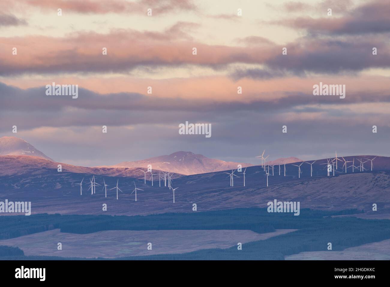 Stirling, Scotland, UK. 20th Jan, 2022. UK weather: Braes of Doune ...
