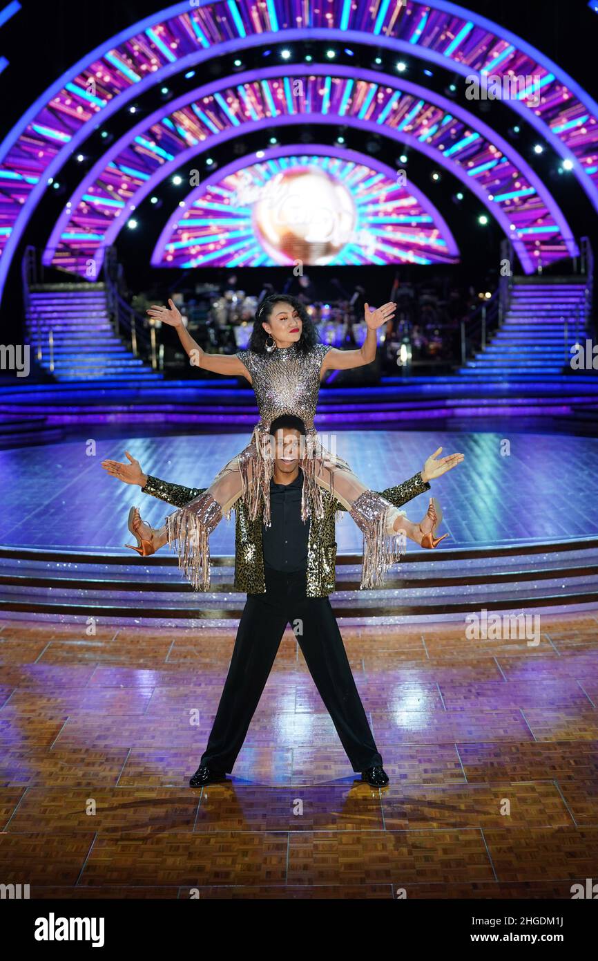 Rhys Stephenson and Nancy Xu during the Strictly Come Dancing Live Tour ...