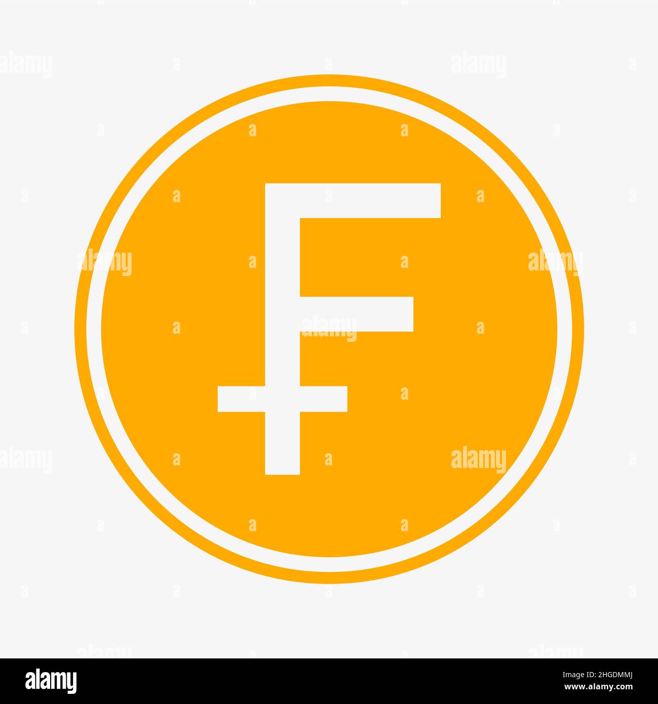 Swiss Franc icon. Swiss currency vector symbol Stock Vector Image & Art ...