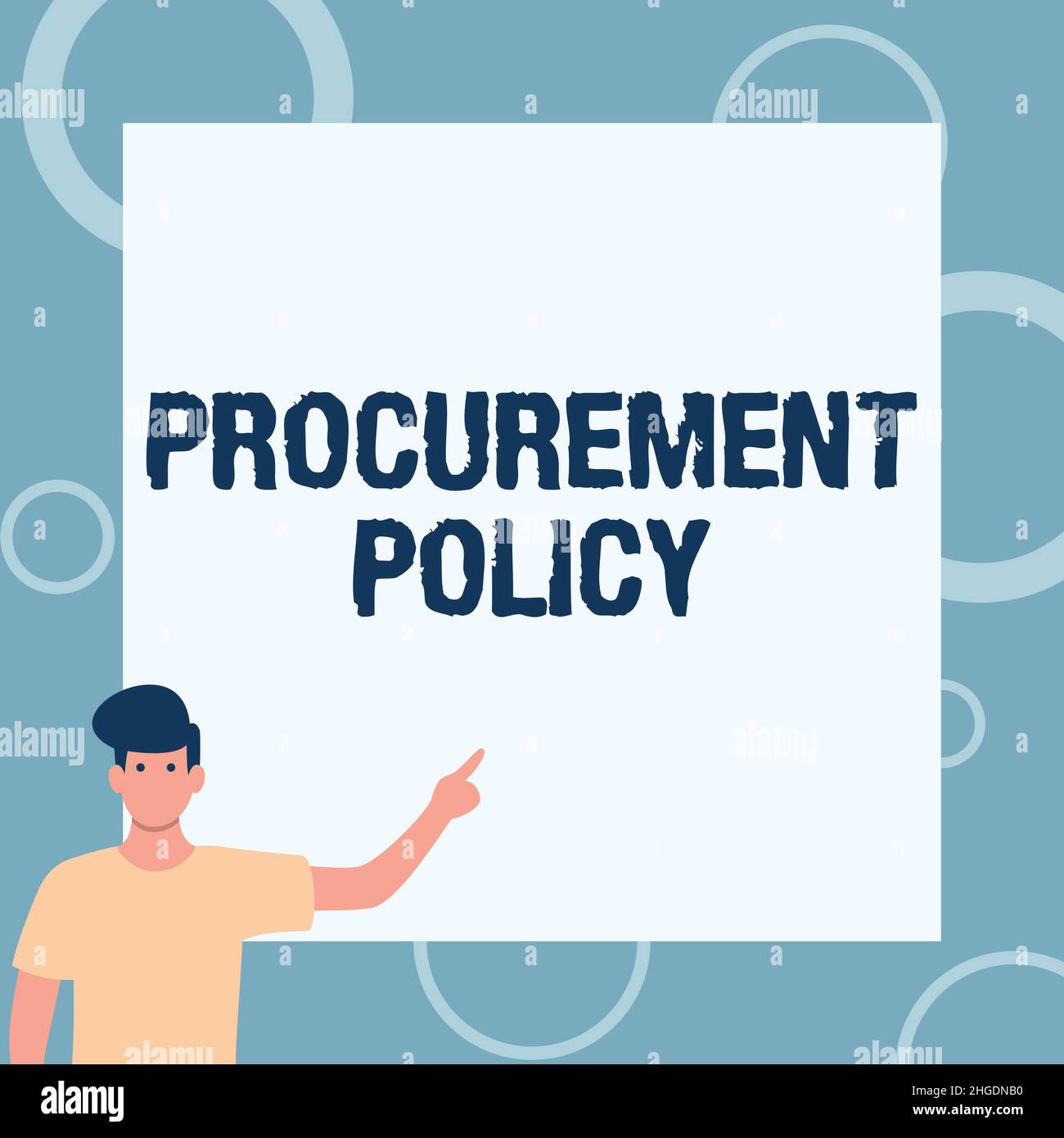 Text showing inspiration Procurement Policy, Concept meaning govern ...