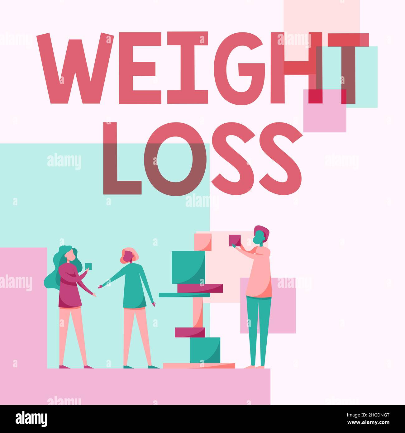 Sign displaying Weight Loss, Business approach a reduction of the total ...