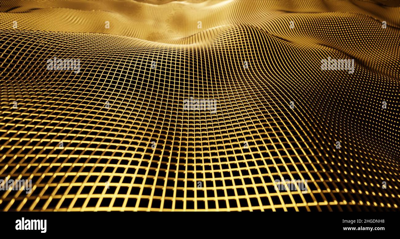 3d gold abstract geometric background Stock Photo - Alamy