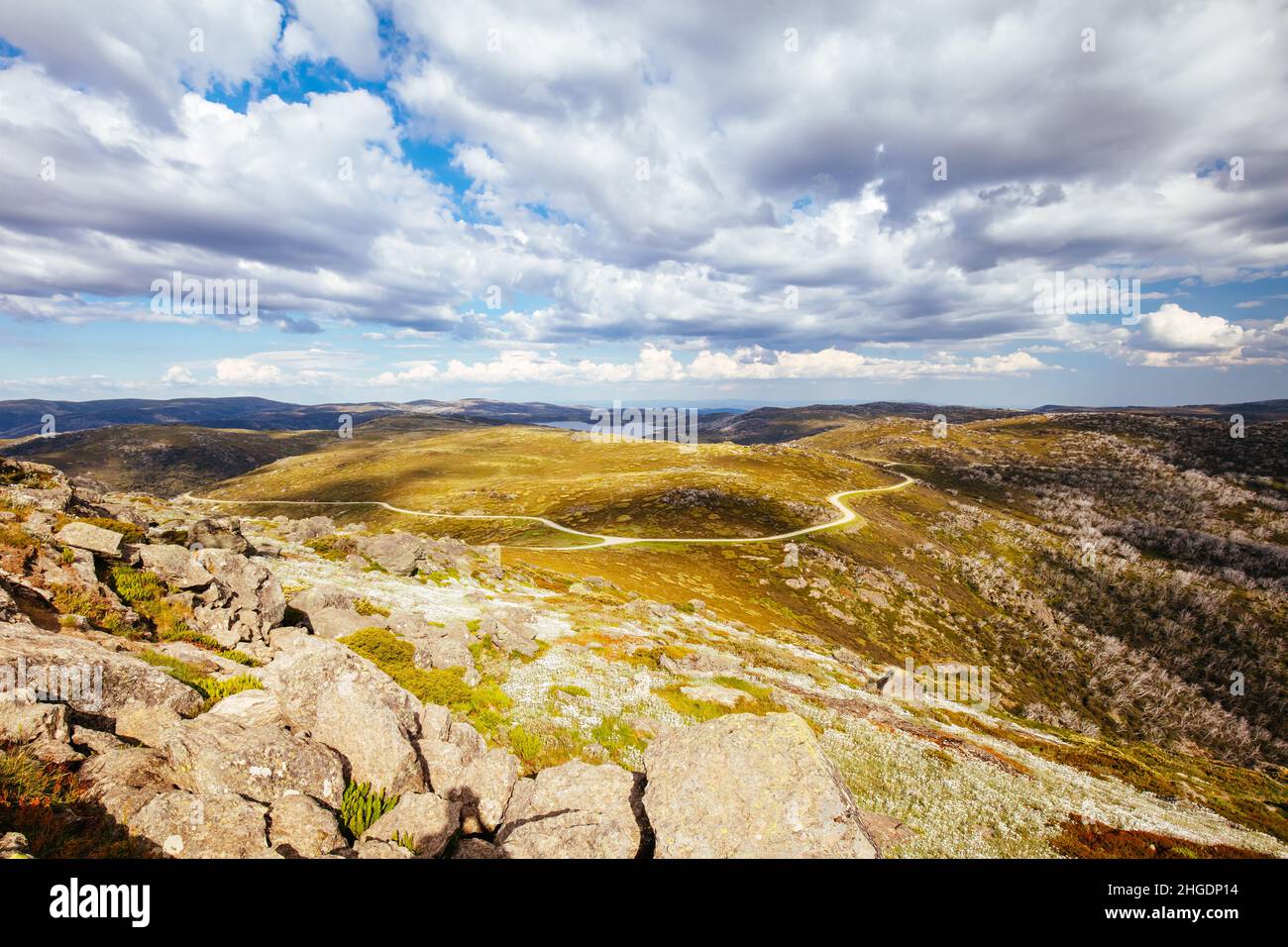 Summer Landscape at Mt Mckay Australia Stock Photo - Alamy