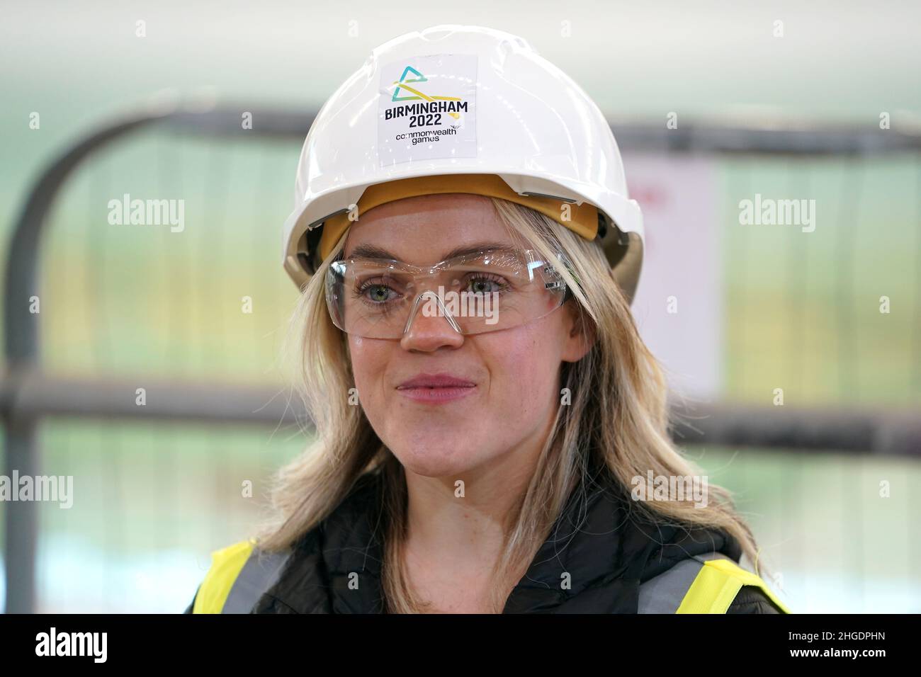 Former Paralympic Swimmer Ellie Simmonds during a visit to Sandwell ...