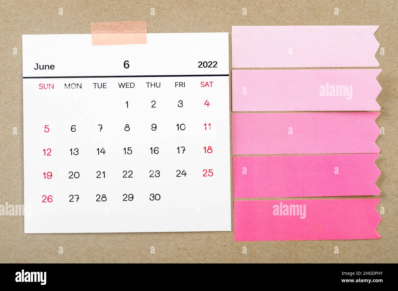 June 2022 Calendar Background