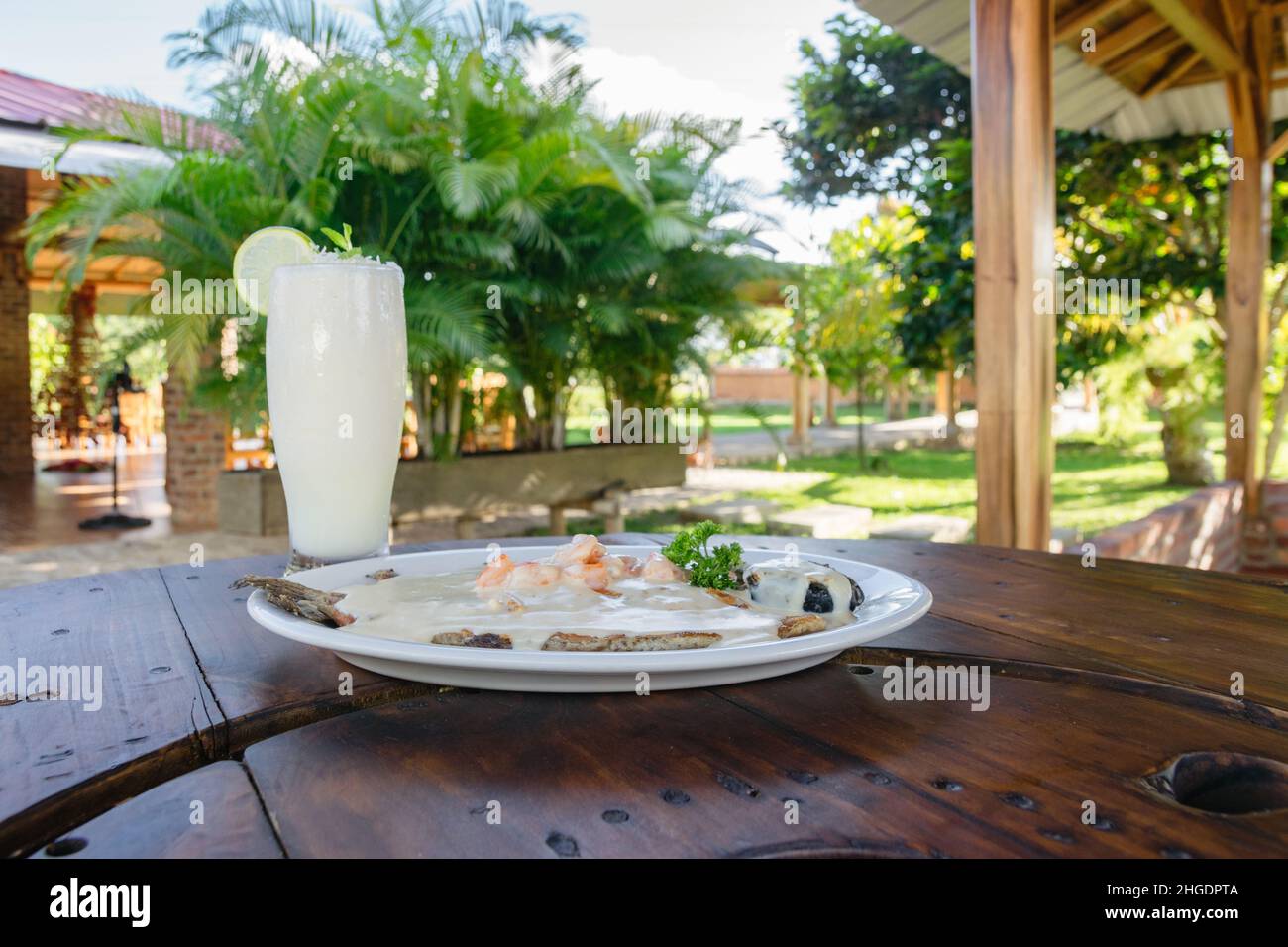 Delicious and spectacular Colombian food Stock Photo - Alamy