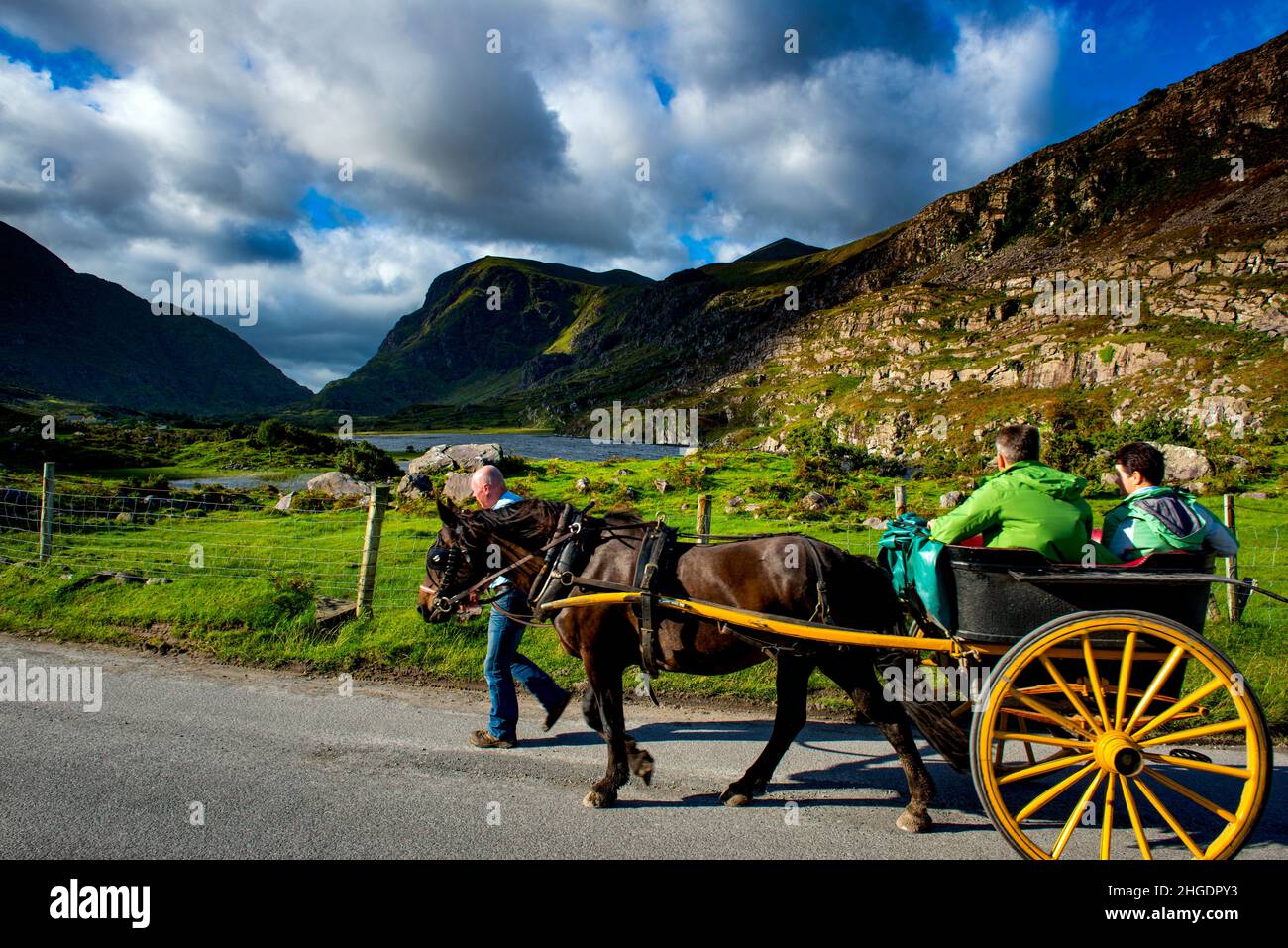 Gap of Dunloe, Killarney National Park, County Kerry, Ireland Stock ...