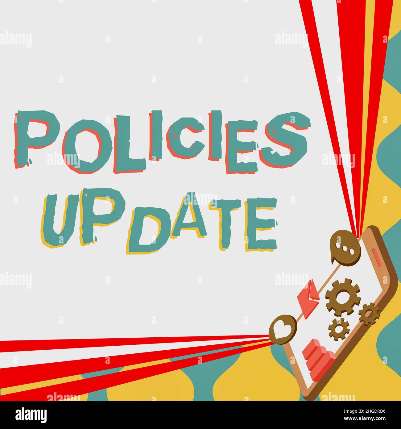 Handwriting text Policies Update, Business overview act of adding new ...