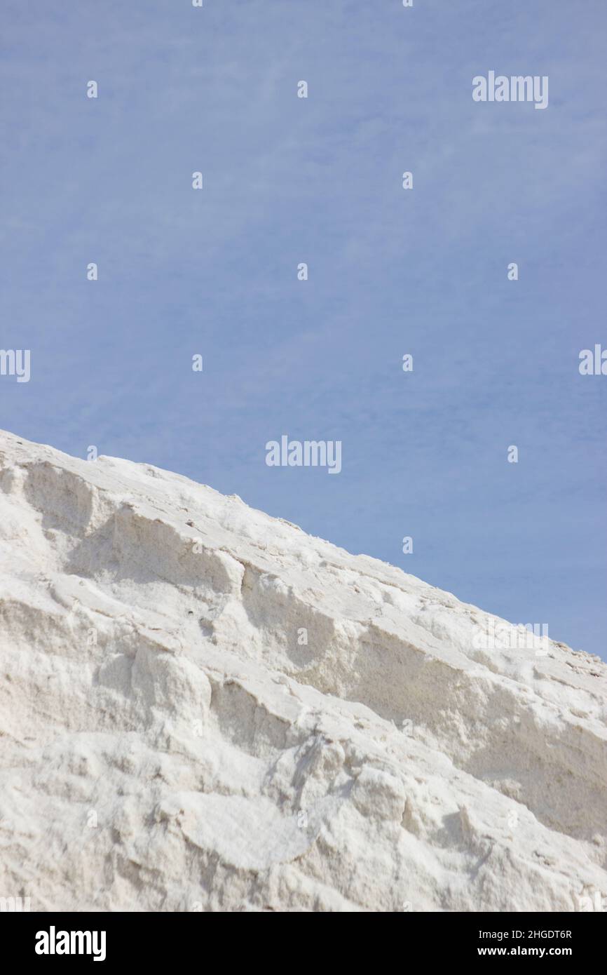 mountains of salt in egypt Stock Photo - Alamy