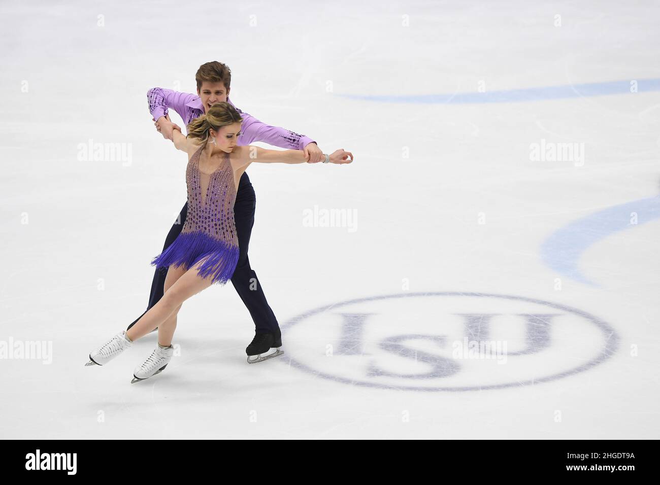 Carolane SOUCISSE & Shane FIRUS (CAN), during Ice Dance Rhythm Dance ...