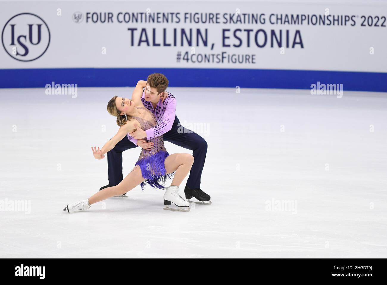 Carolane SOUCISSE & Shane FIRUS (CAN), during Ice Dance Rhythm Dance ...