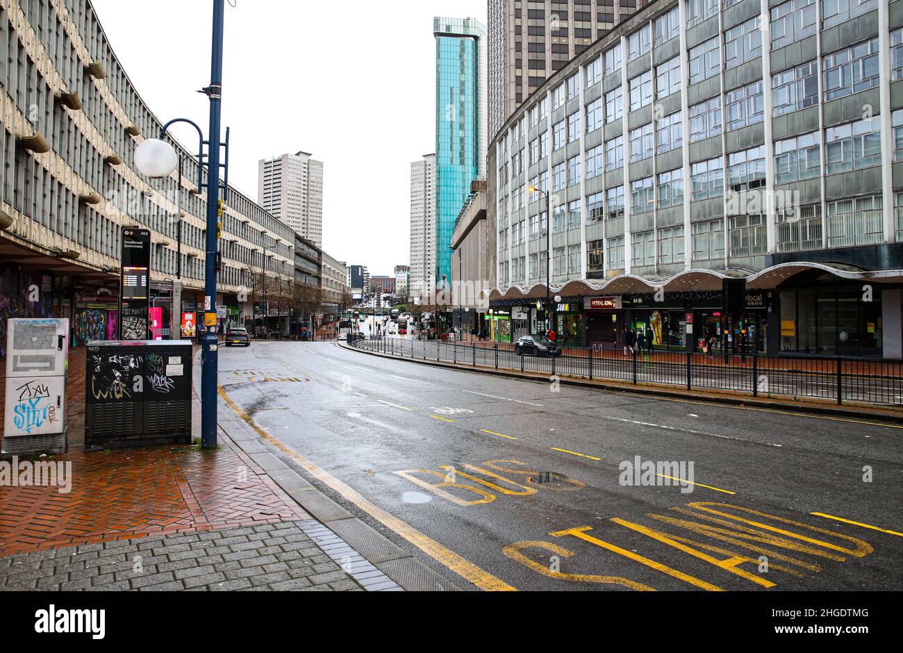 Smallbrook Queensway road in central Birmingham Stock Photo - Alamy