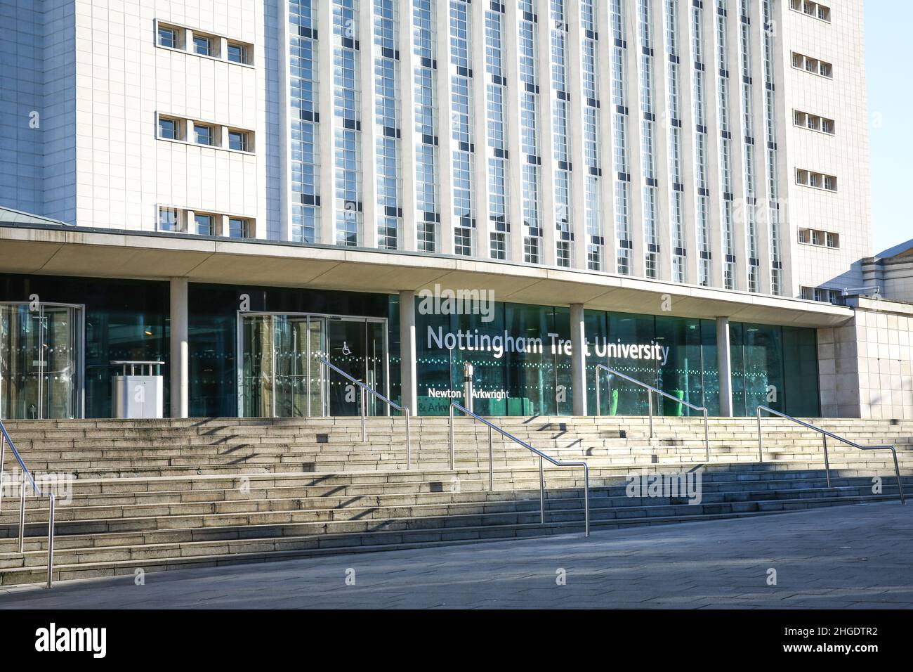 The entrance of Nottingham Business School building Stock Photo - Alamy