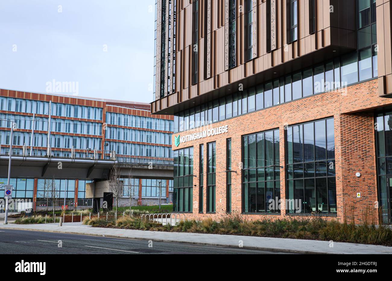 The Nottingham College campus building Stock Photo - Alamy