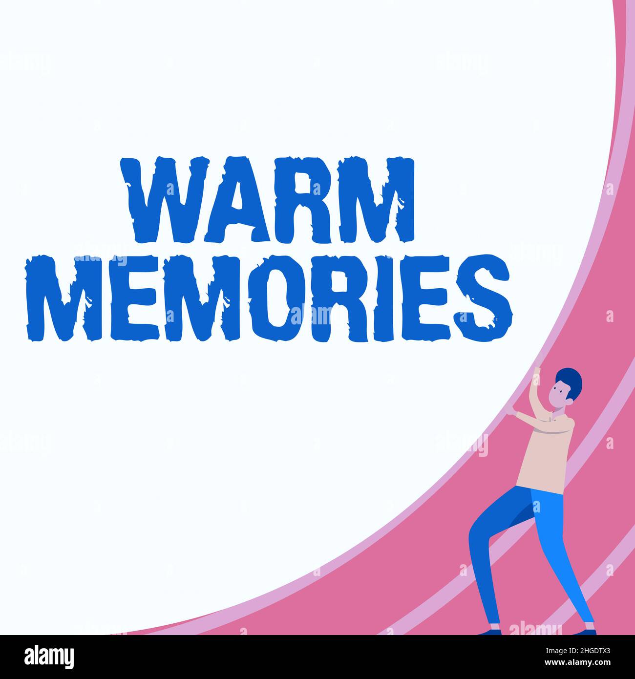 Inspiration showing sign Warm Memories, Business showcase reminiscing ...
