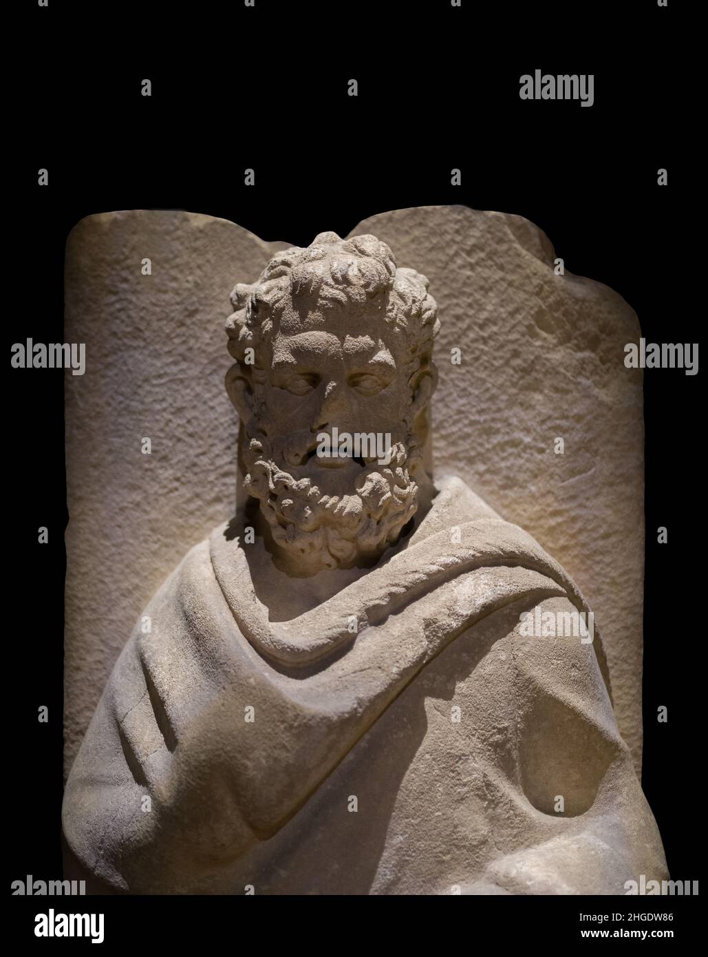 Marble relief of Greek Heracles (Hercules) in Istanbul Archaeology ...