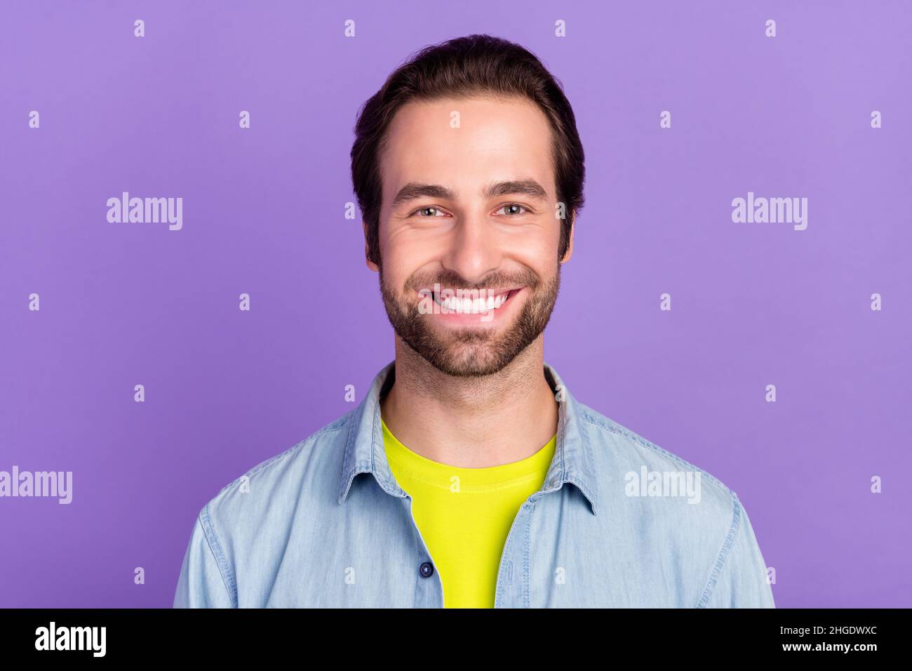 Photo of young handsome smiling man showing perfect white teeth ...