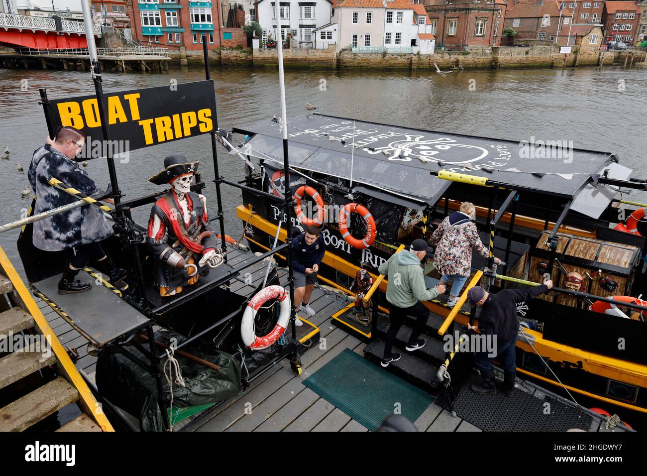 Whitby Fishing village North Yorkshire England Stock Photo - Alamy