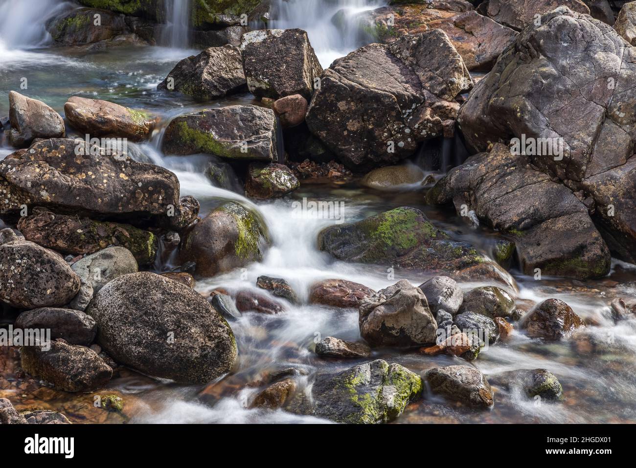 The River Coe rises at the north-eastern base of Buachaille Etive Beag ...