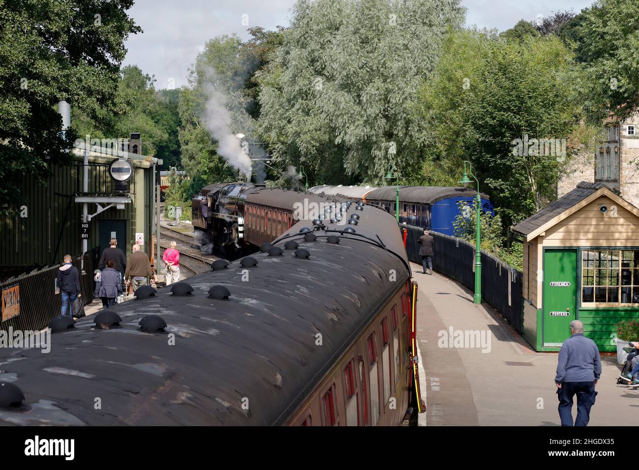 Pickering station North Yorkshire Railway England UK Stock Photo - Alamy