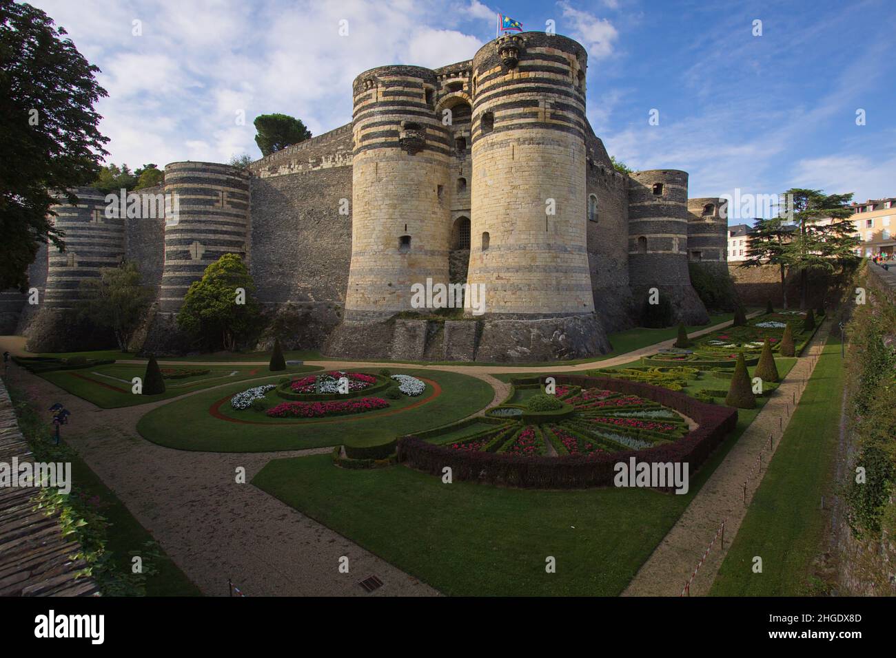 Castle Angers of the Loire valley in France,Europe Stock Photo - Alamy