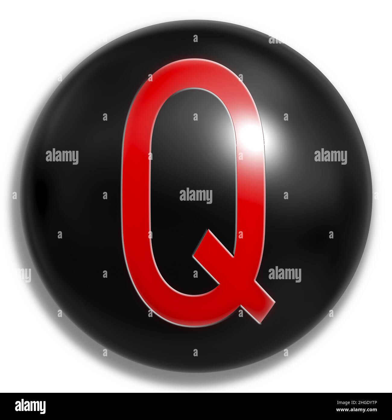 Majuscule q Cut Out Stock Images & Pictures - Alamy