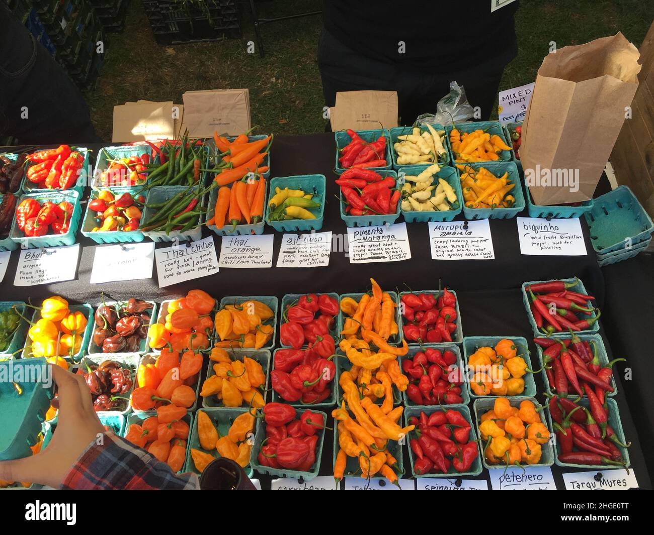 Assorted pepper display hi-res stock photography and images - Alamy
