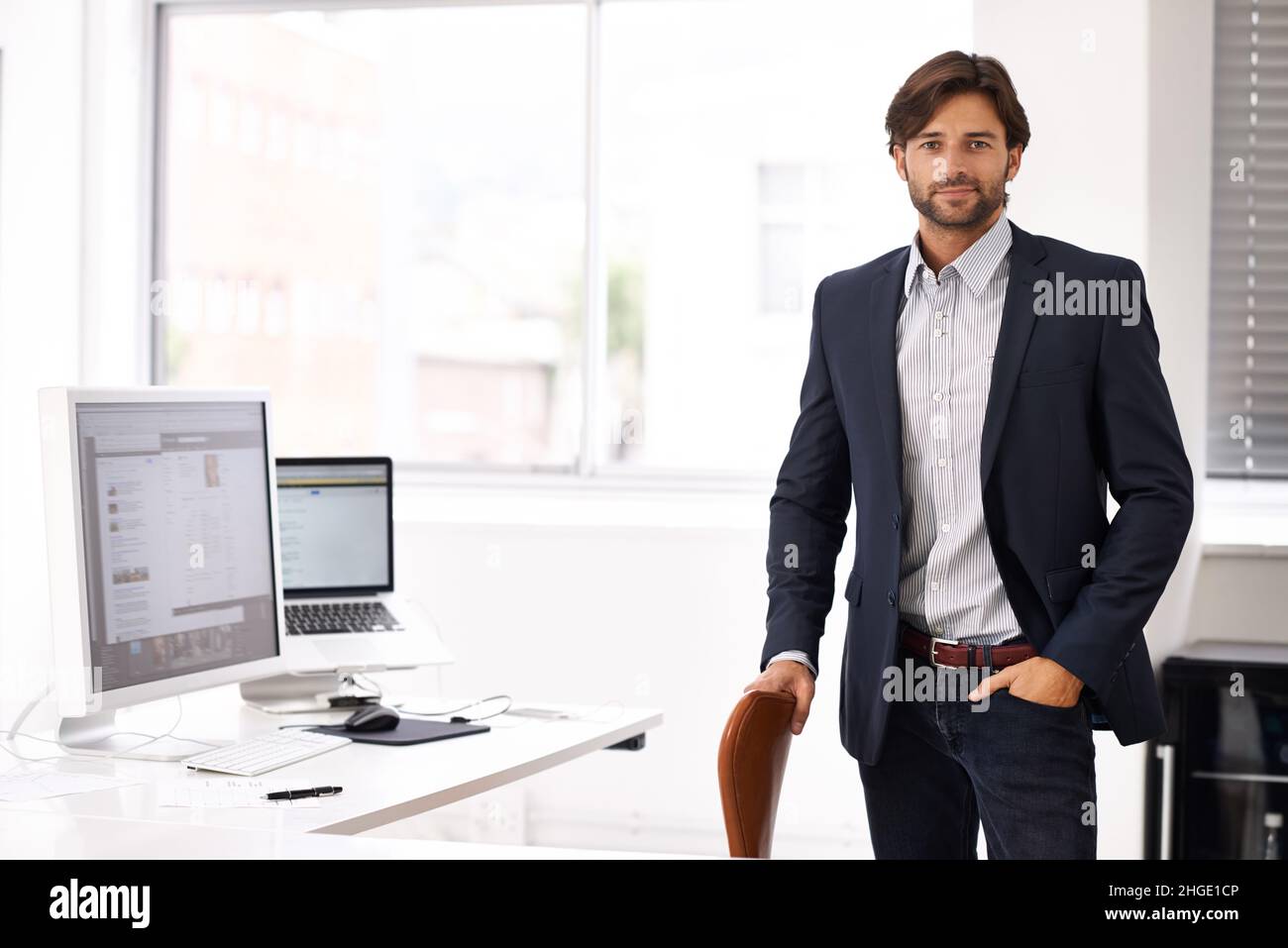 This is where I do my best work Stock Photo - Alamy