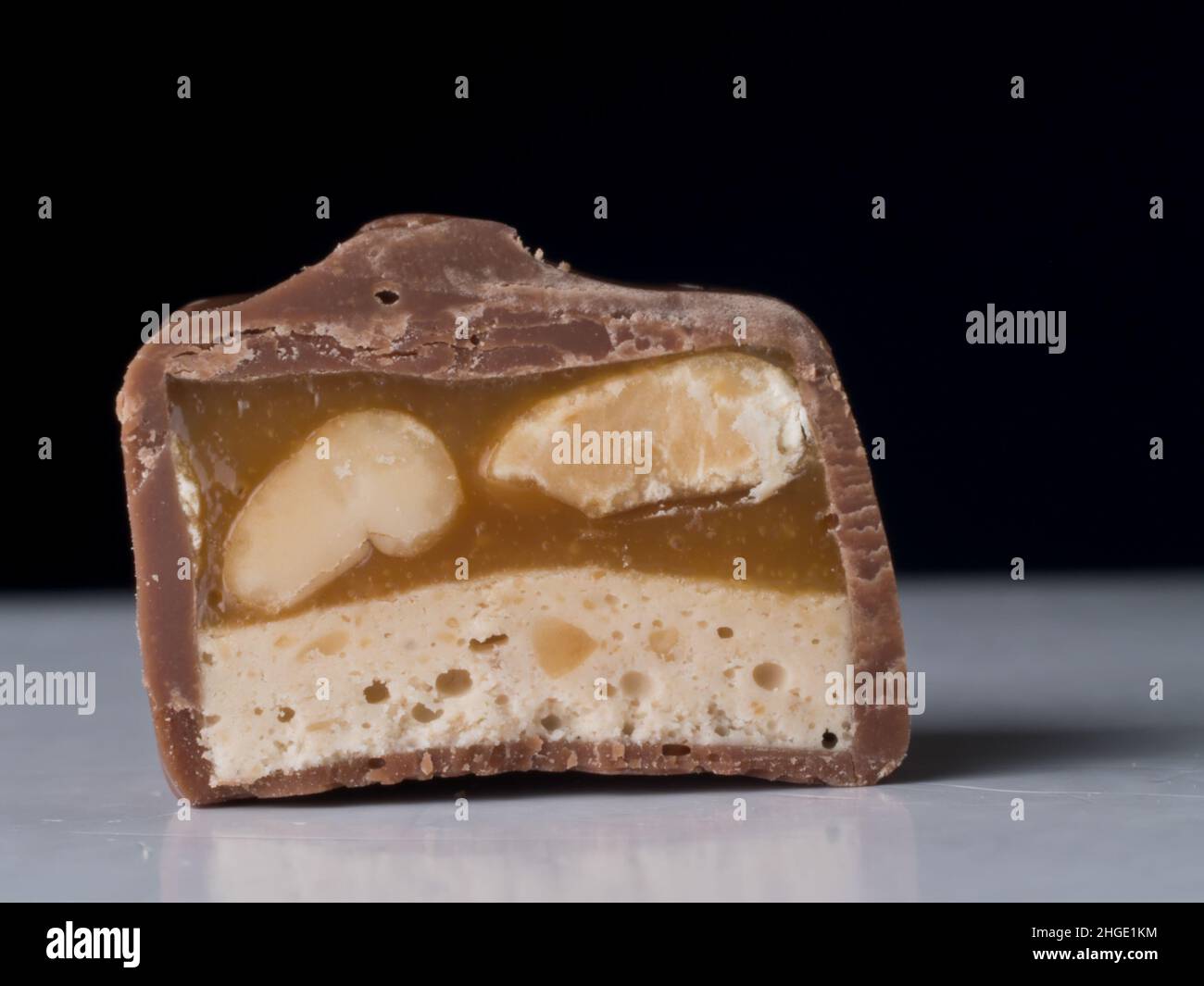 Chocolate bar cross section hi-res stock photography and images - Alamy