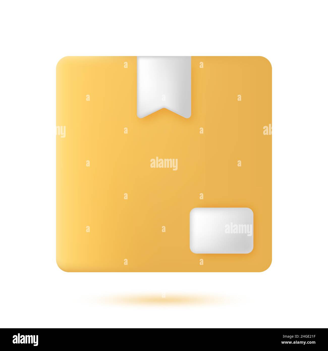 Delivery service concept box Stock Vector Images - Alamy