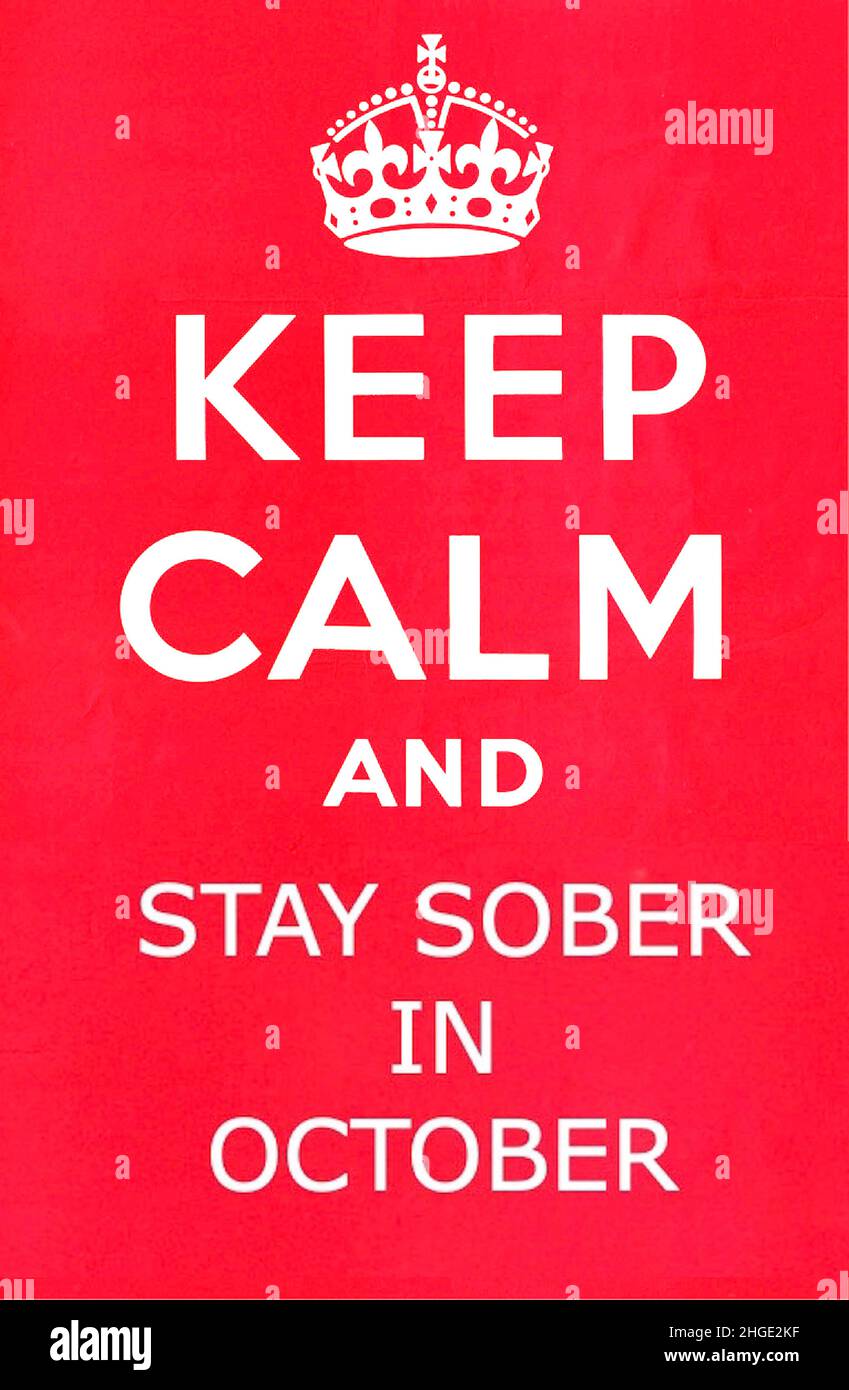 Go sober hi-res stock photography and images - Alamy
