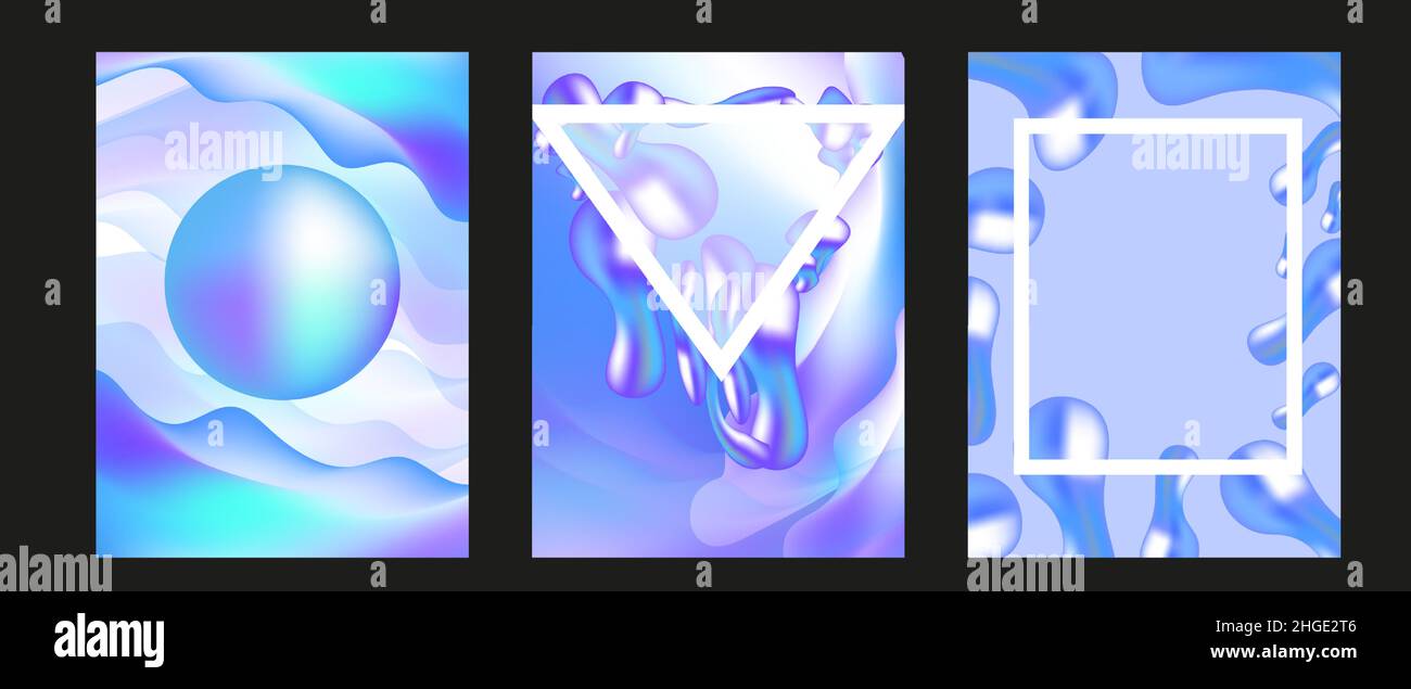Modern trendy neon template for your design. Bright poster with ...