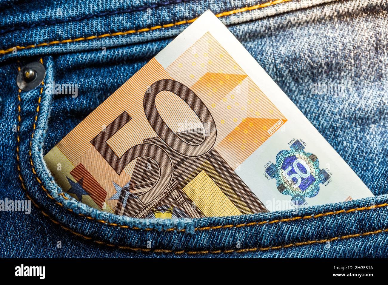 50 euro in jeans hi-res stock photography and images - Alamy
