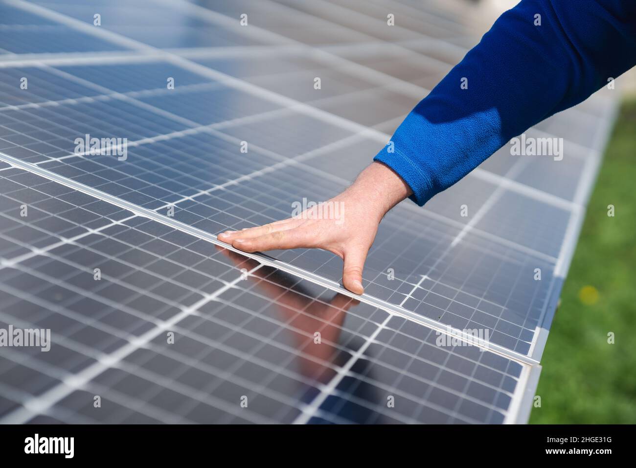 Solar panel inspection hi-res stock photography and images - Alamy