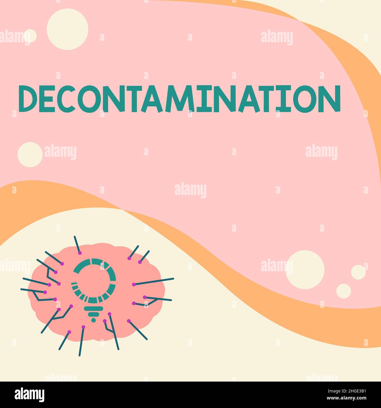 Inspiration showing sign Decontamination, Word Written on neutralizing ...