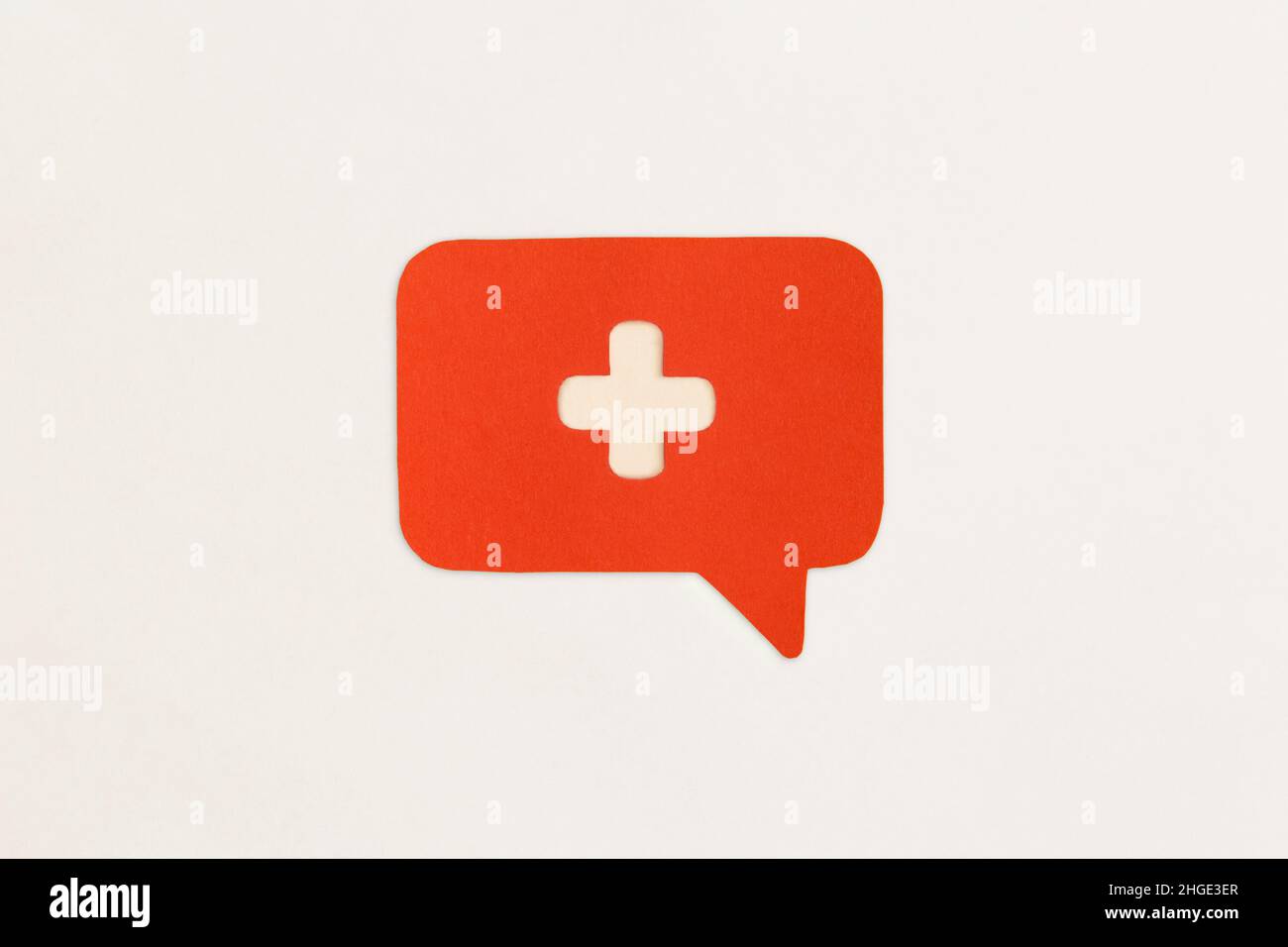 Medicine cross on a white background. Health and medical treatment ...