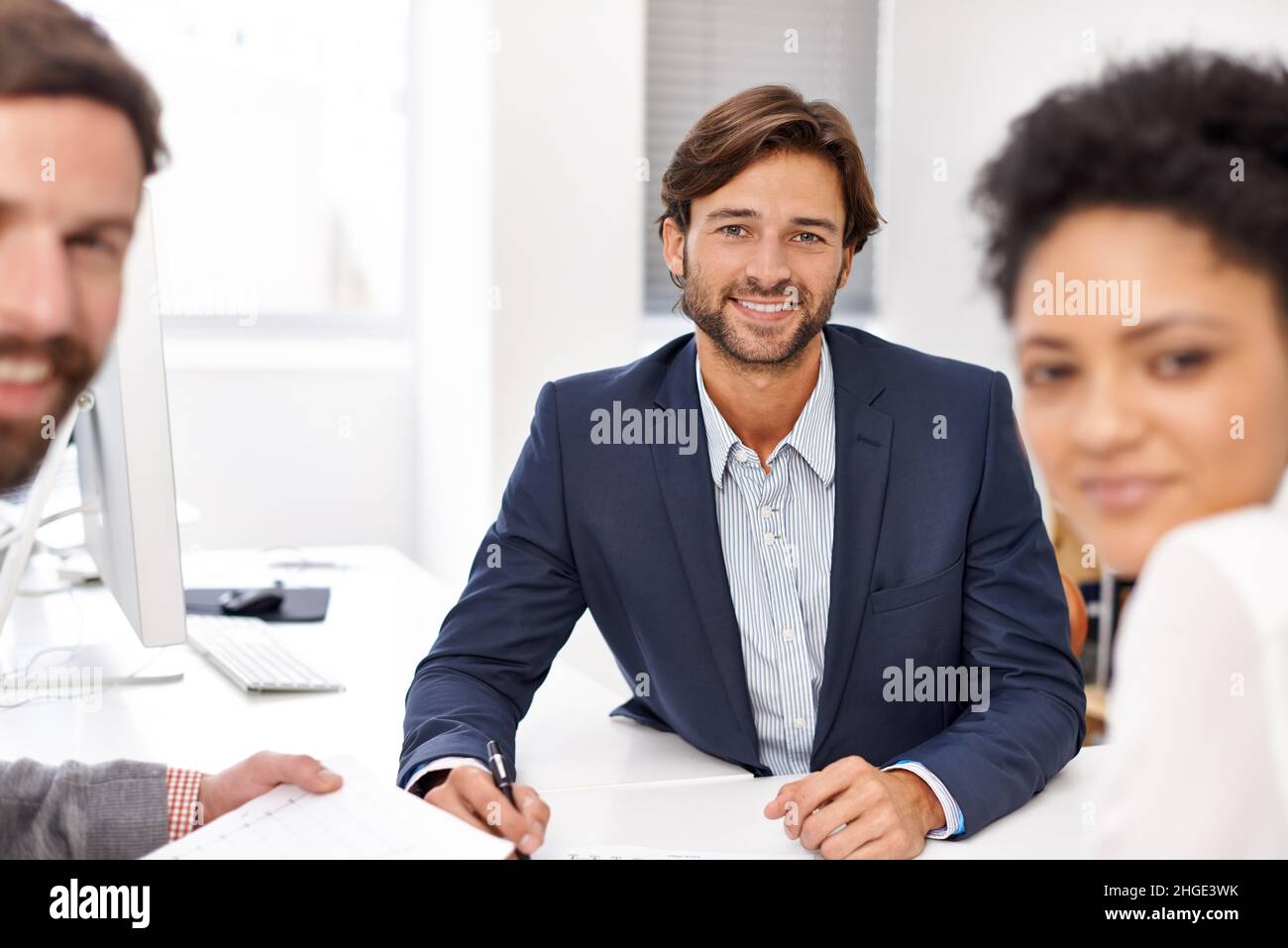 Building their company from the ground up Stock Photo - Alamy