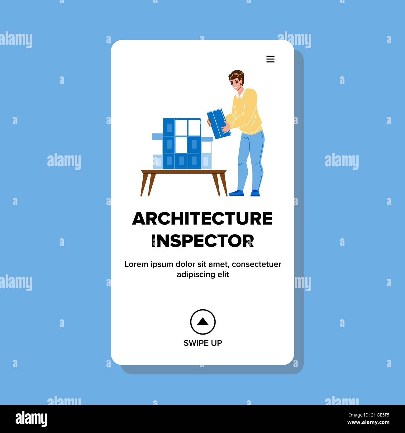 Inspector clipboard checklist Stock Vector Images - Alamy