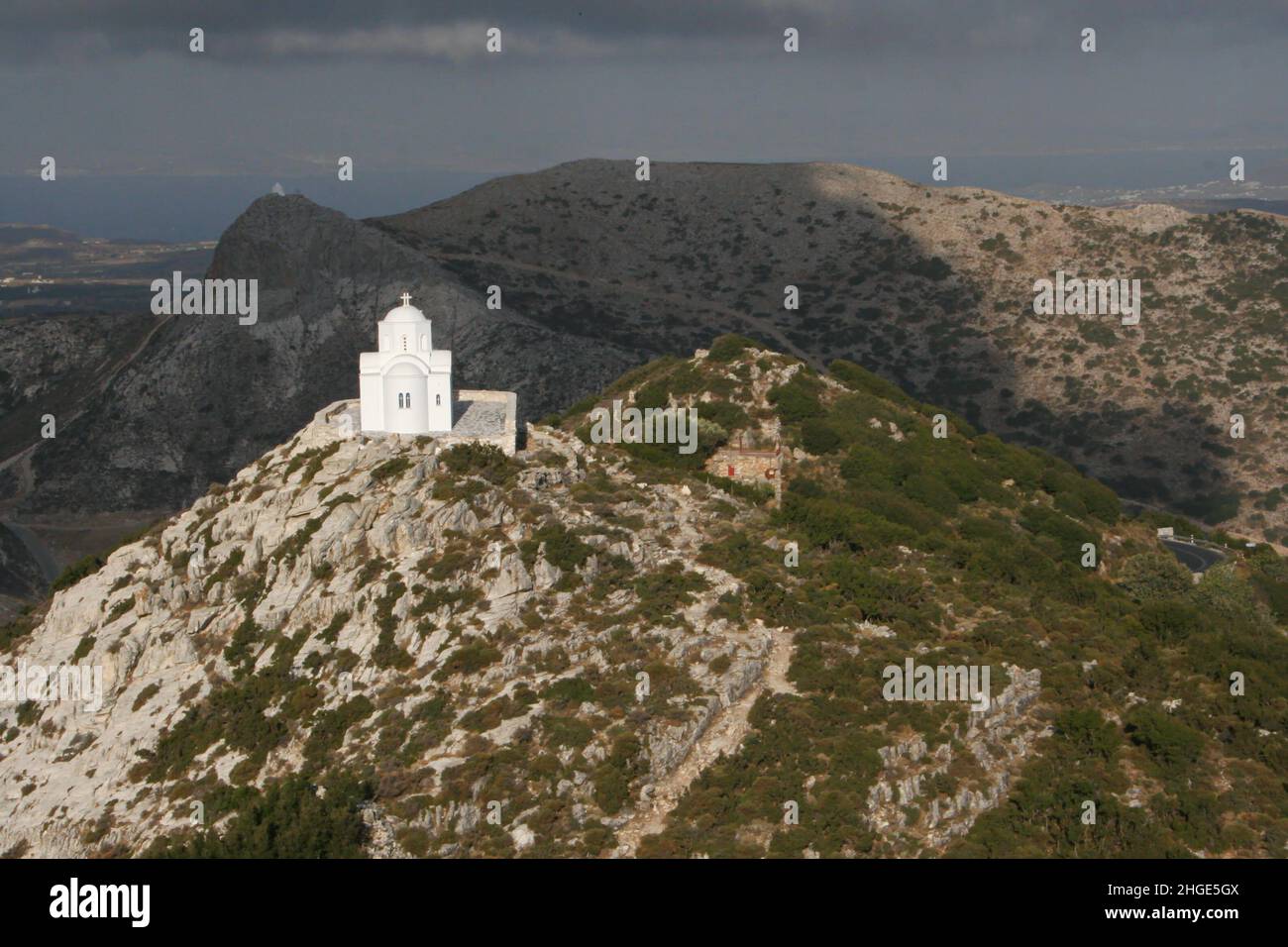 Church at Filoti on Naxos in Greece,Europe Stock Photo - Alamy