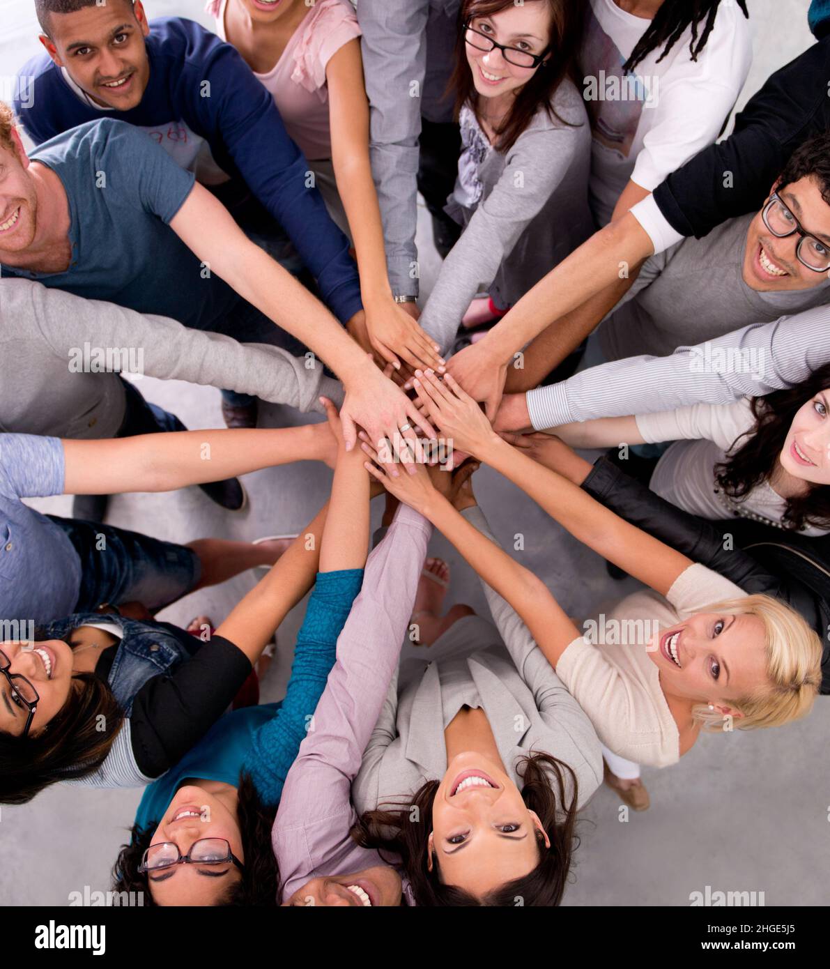Together, we'll make it to the top Stock Photo - Alamy