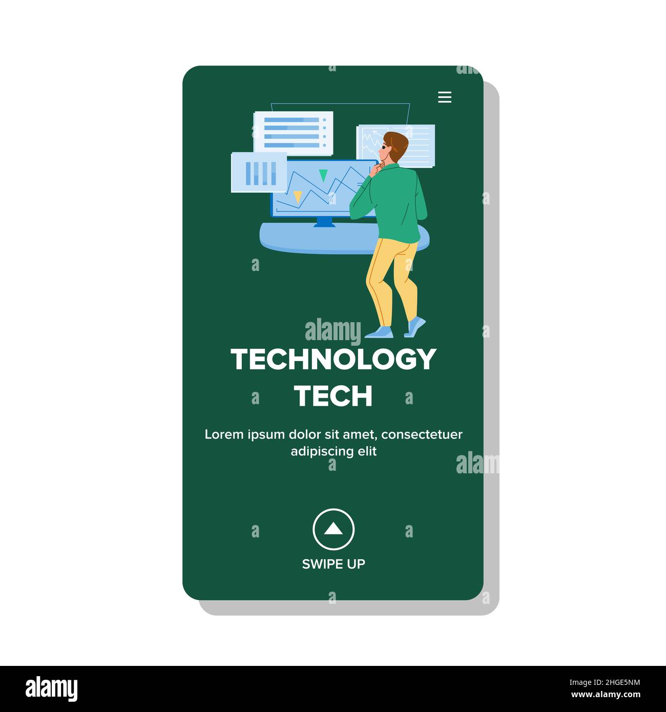 Technology tech vector Stock Vector Image & Art - Alamy