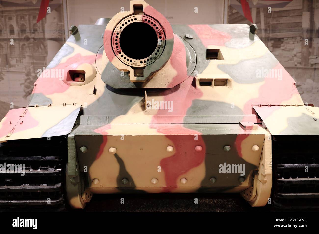 View of German assault gun sturmtiger built on Tiger I chassis Stock ...