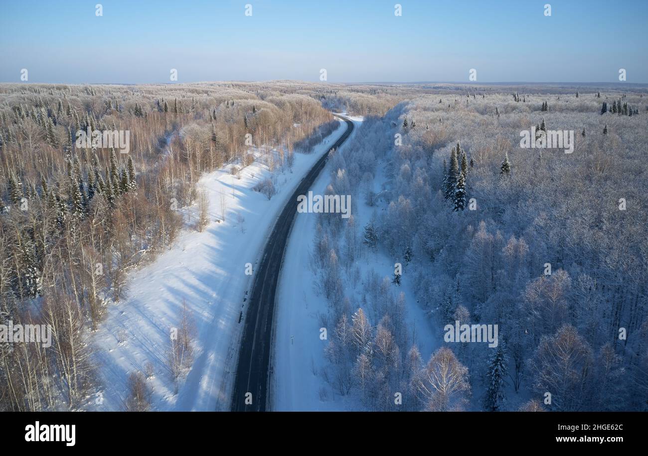 Taiga aerial hi-res stock photography and images - Alamy